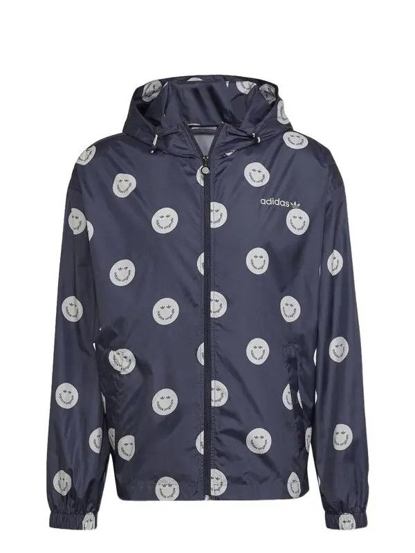 Adidas Originals Smiling Face Hooded Track Jacket - Multi-color