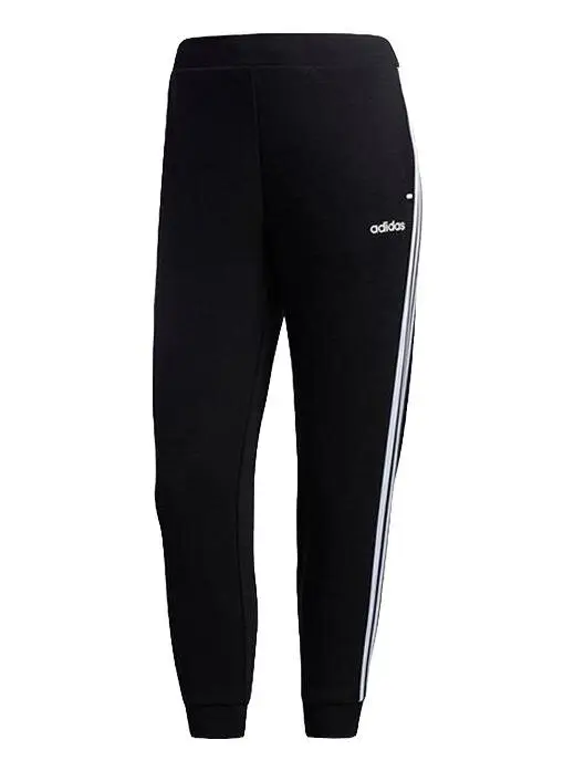 Adidas Neo Essentials 3-stripes Cropped Pants - Black
