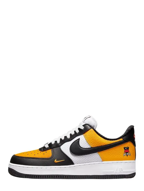 Nike Force 1 '08 Lv8 Jersey Mesh Sneakers - Black/yellow
