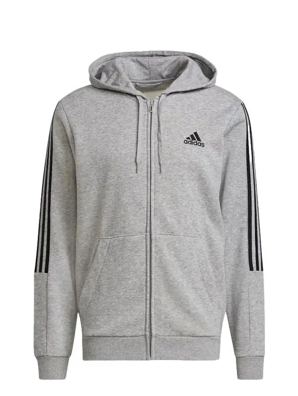 Adidas Essentials Logo Full-zip Hoodie - Default Color
