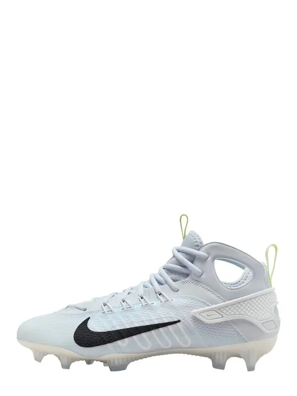 Nike Huarache Elite Mid Lax Se Football Cleats - Grey