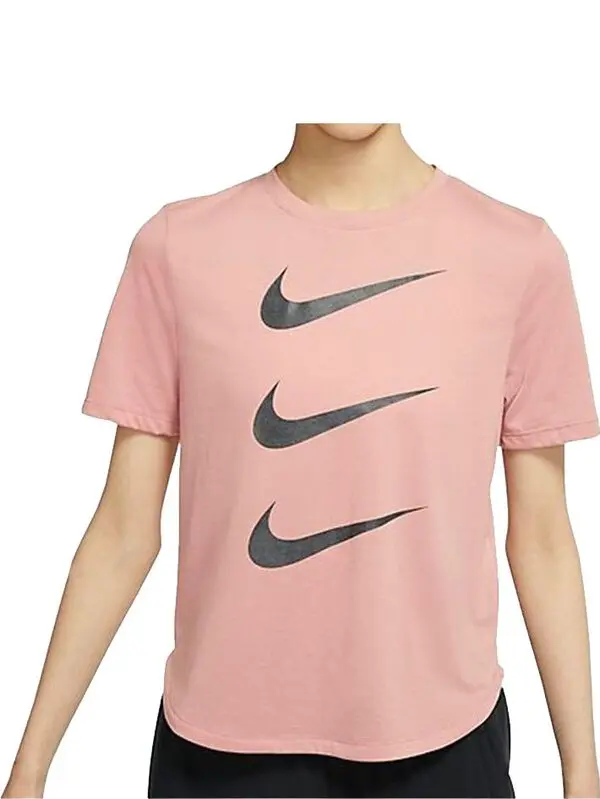 Nike Logo Printed Sports Crew Neck Short Sleeve T-shirt - Default Color