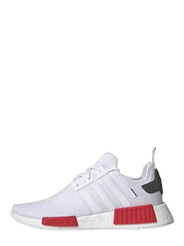 Adidas Nmd_r1 Sneakers - Cloud White/cloud White/vivid Red