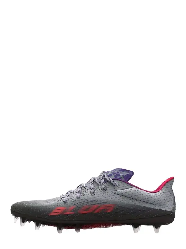 Under Armour Blur Smoke Mc Football Cleats - Grey/black/red