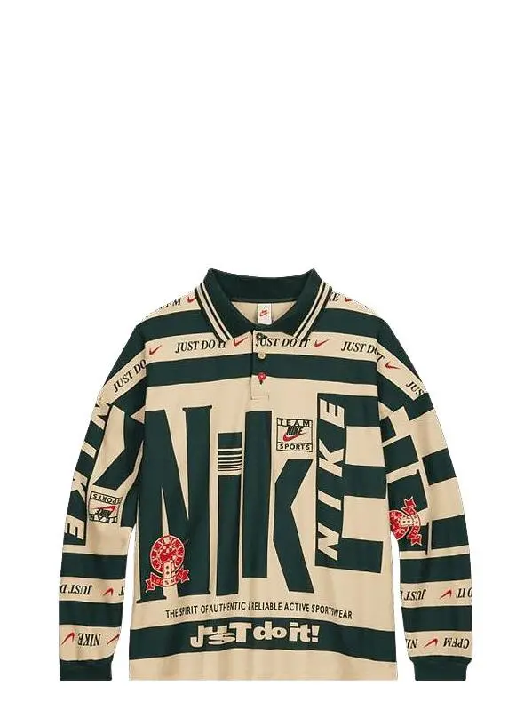 Nike X Cactus Plant Flea Market Long Sleeve Polo - Khaki
