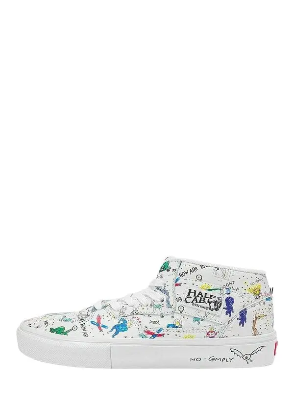 VANS Skate Half Cab - White