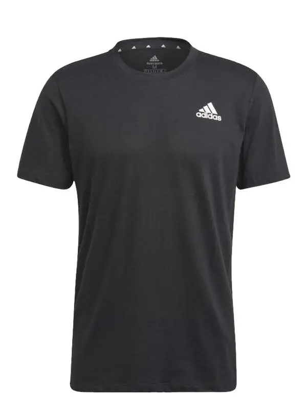 Adidas Short Sleeve Solid Color Logo Pullover - Multi-color