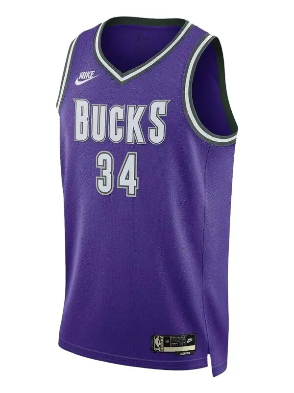 Nike Dri-fit Nba Milwaukee Bucks Giannis Antetokounmpo Hardwood Classic 2022/23 Swingman Jersey - None