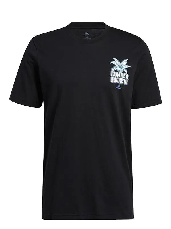 Adidas Short Sleeve Graphic Tee - Black
