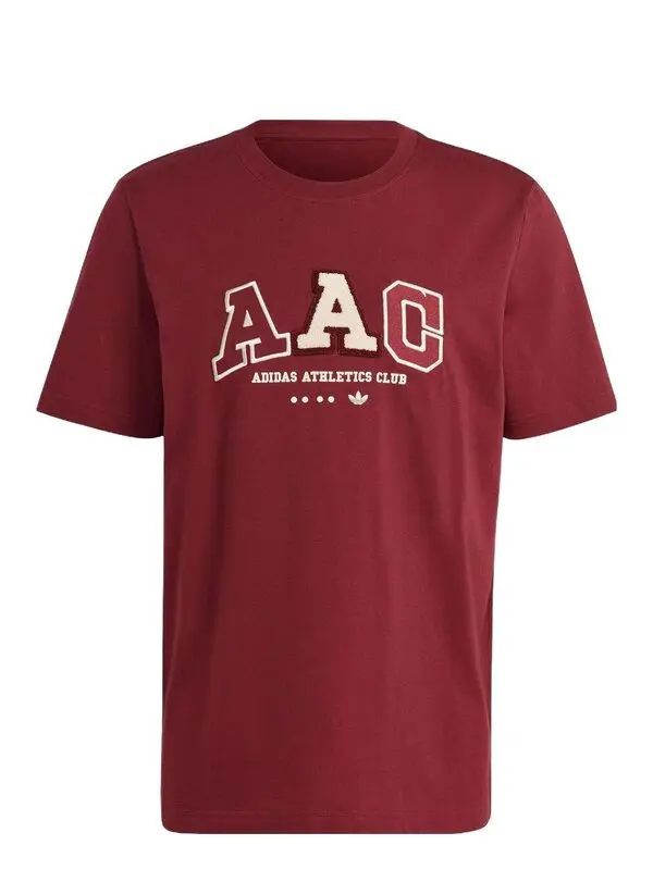 Adidas Originals Rifta Metro Aac T-shirt 'burgundy - Shadow Red