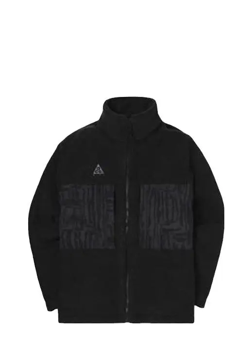 Nike Fleece Zipper Jacket - Black