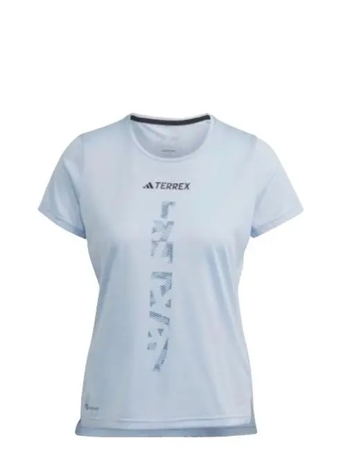 Adidas Agravic Trail Running Tee - Blue