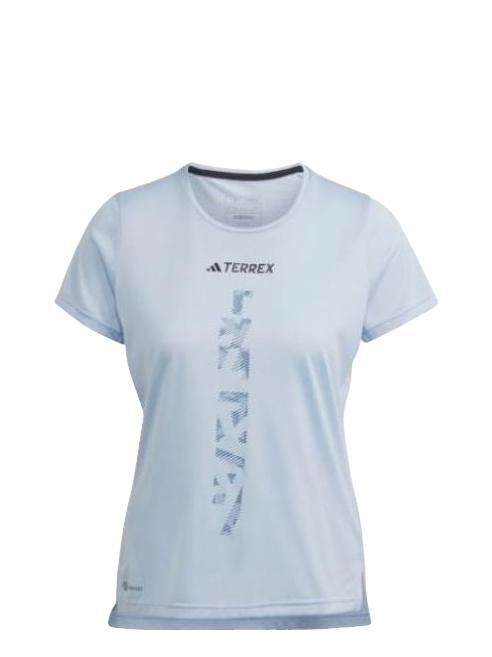 Adidas Agravic Trail Running Tee - Blue