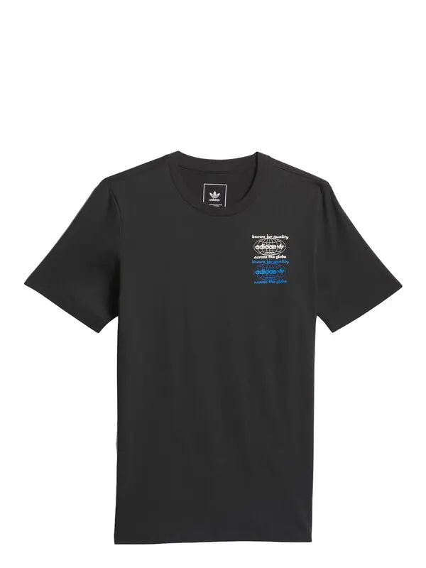 Adidas Originals Quality Graphic Short Sleeve T-shirt - Black