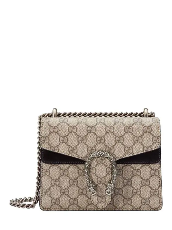 Gucci Dionysus Gg Supreme Mini Bag - Beige/ebony