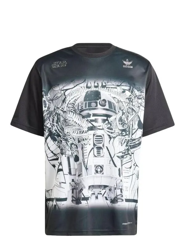 Adidas X Star Wars Nanzuka Graphic T-shirt Asia Sizing - Black