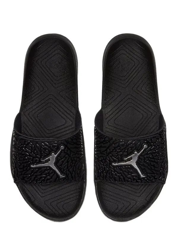 JORDAN Air Hydro V2 Slide Sandals - Black/metallic Silver