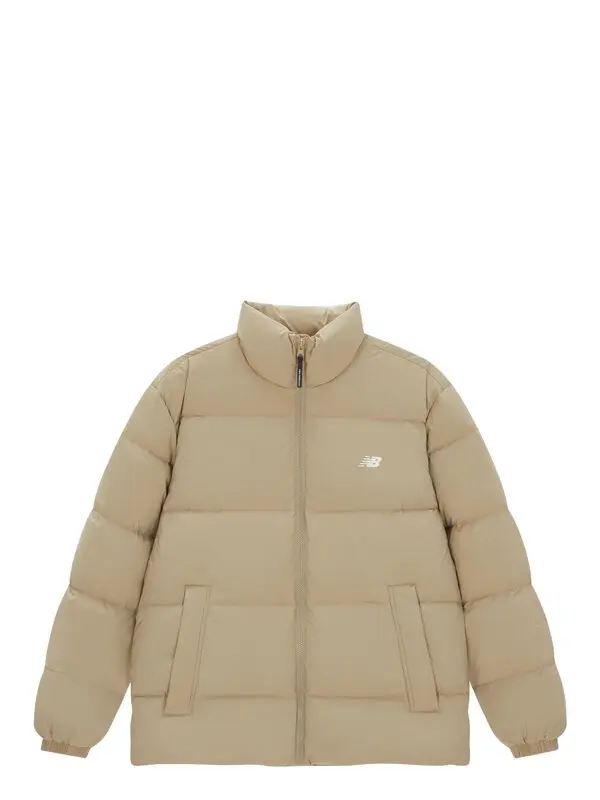 NEW BALANCE Quilted Down Jacket - Beige