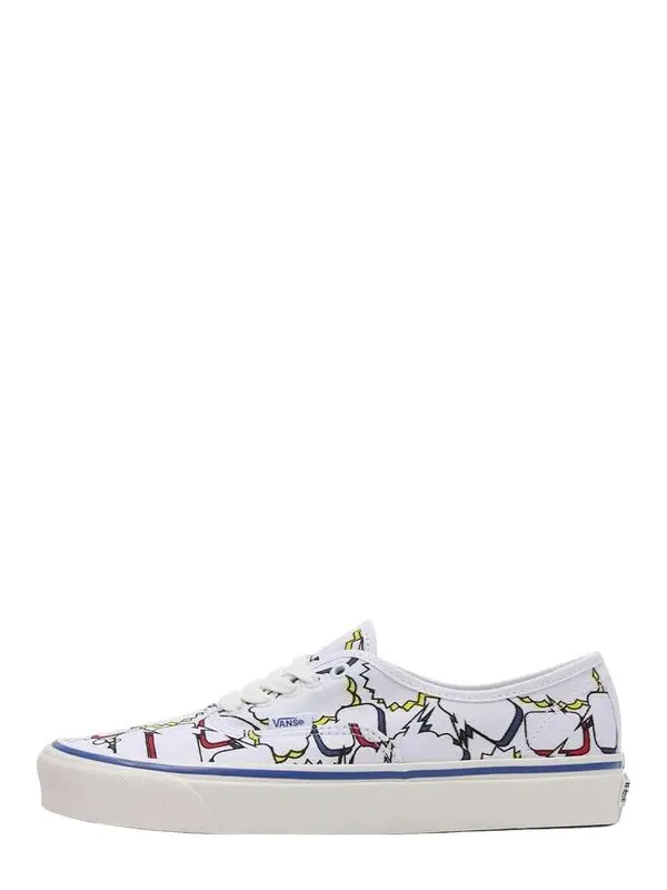 VANS Factory Authentic 44 Dx Low Top Sneakers - White/red