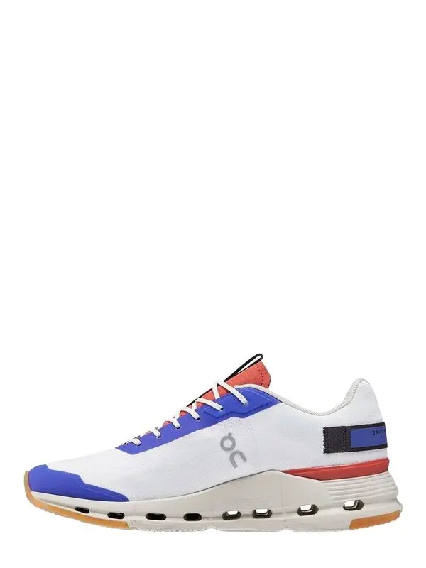 On Cloudnova Form Sneakers - White/rust