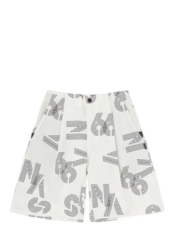 VANS 66 All Over Print Shorts - Off White