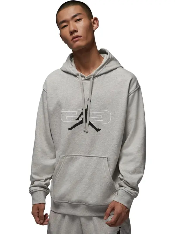JORDAN Sport Crossover Fleece Pullover Hoodie - Grey