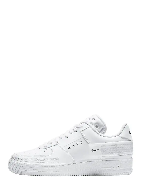 Nike Force 1 Type 2 "triple White - White/black