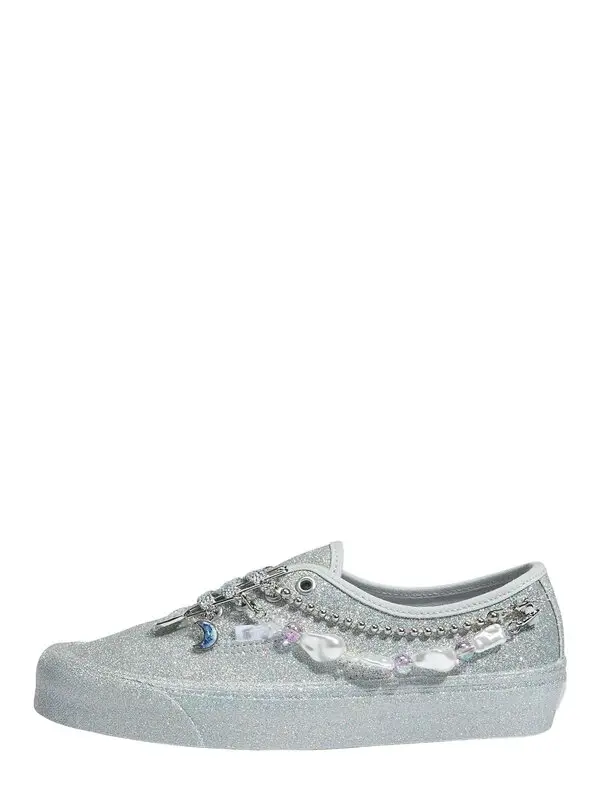 VANS Authentic Glitter Embellished Sneakers - Gray