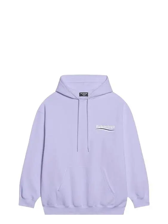 Balenciaga Political Campaign Hoodie - Purple