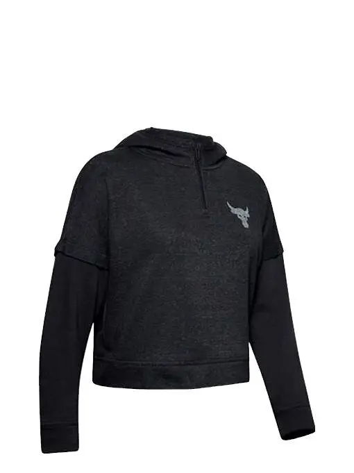Under Armour Project Rock Terry Hoodie - Black