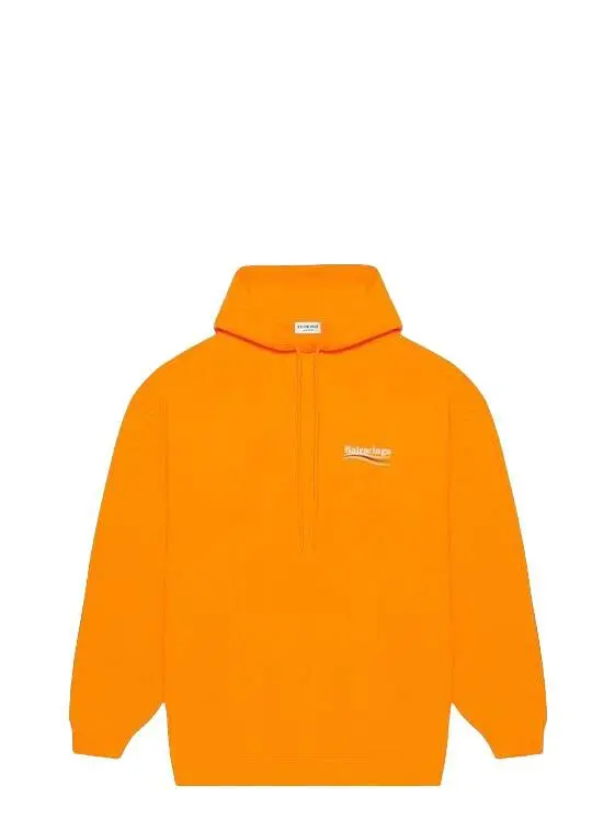 Balenciaga Fw21 Logo Hoodie - Orange