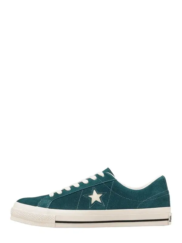 CONVERSE One Star Suede Low Top Sneakers - Dark Teal/white
