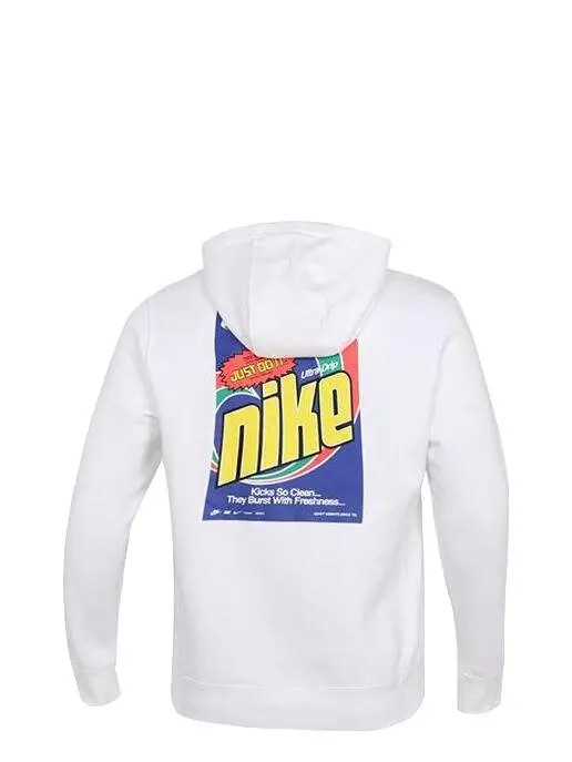 Nike Pullover Fleece Lined Hoodie - White