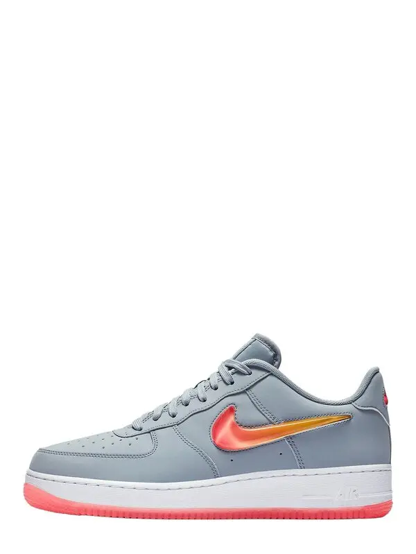 Nike Force 1 Jewel Sneakers - Grey/red