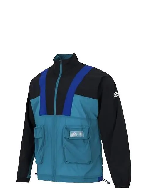 Adidas St Ltwind Wvjk Colorblock Zip Up Jacket - Multi-color