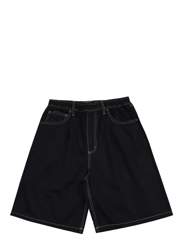 CONVERSE 5-pocket Baggy Shorts - Black