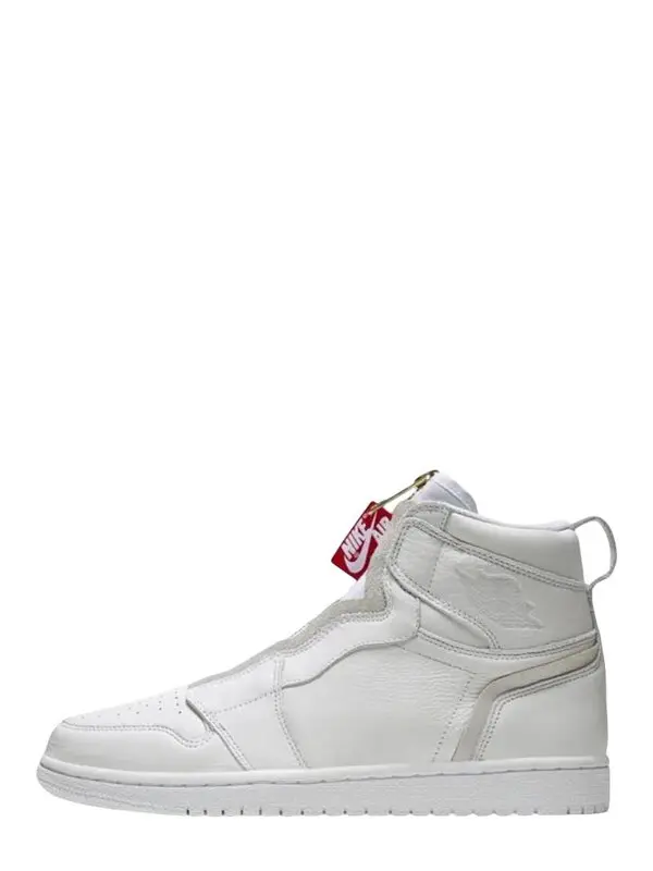 JORDAN 1 Retro High Zip Sneakers - White/university Red