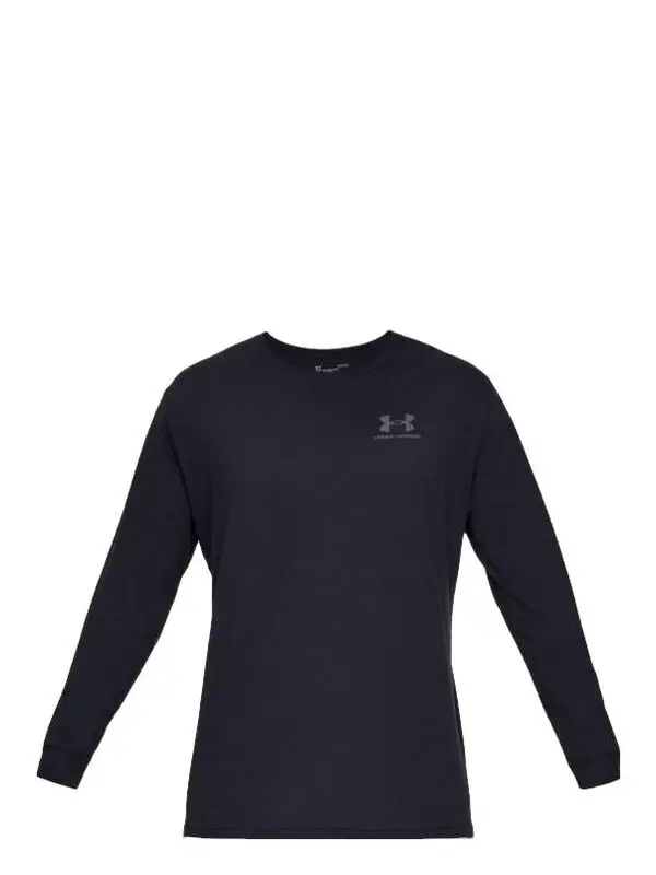 Under Armour Sportstyle Left Chest Long Sleeve T-shirt - Black