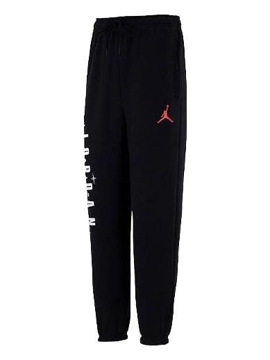 JORDAN Logo Printing Casual Long Pants/trousers Black - Default Color