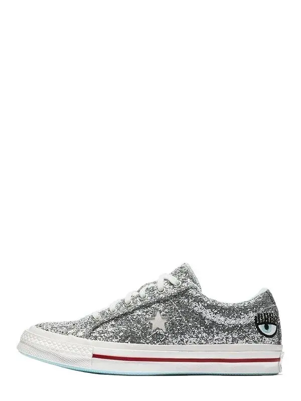 CONVERSE Chiara Ferragni X One Star Ox Glitter Sneakers - Silver