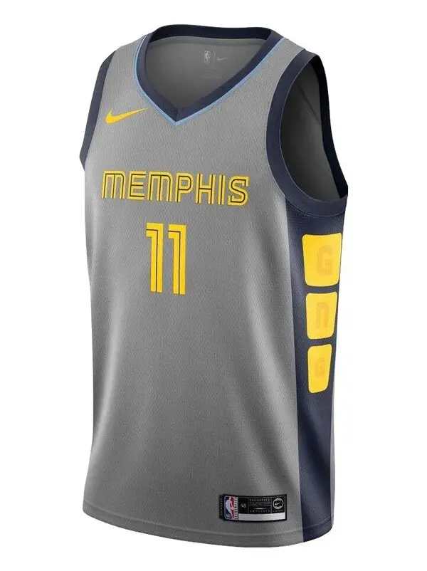 Nike X Nba Memphis Grizzlies Replica Jersey - Grey/multi-color