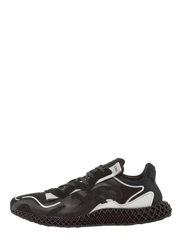 Adidas End. X Evo 4d 'dark Matter' Sneakers - Black