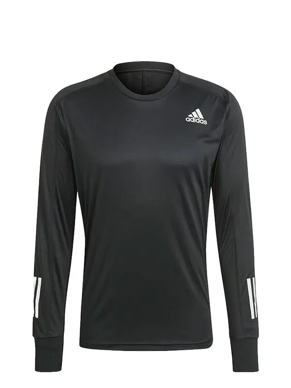 Adidas Own The Run Long Sleeve Top - Black
