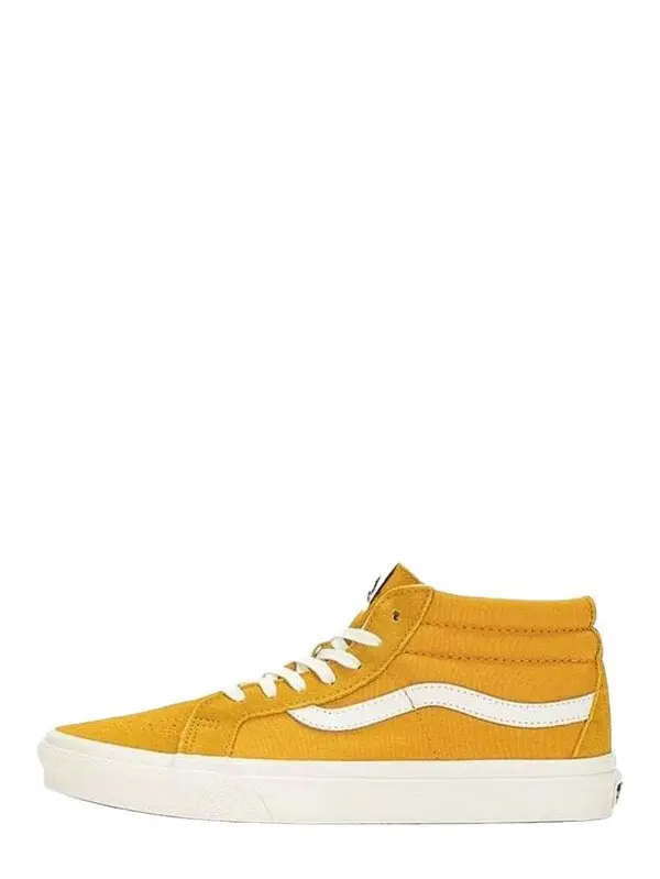VANS Sk8 Mid-top Sneakers - Yellow/white