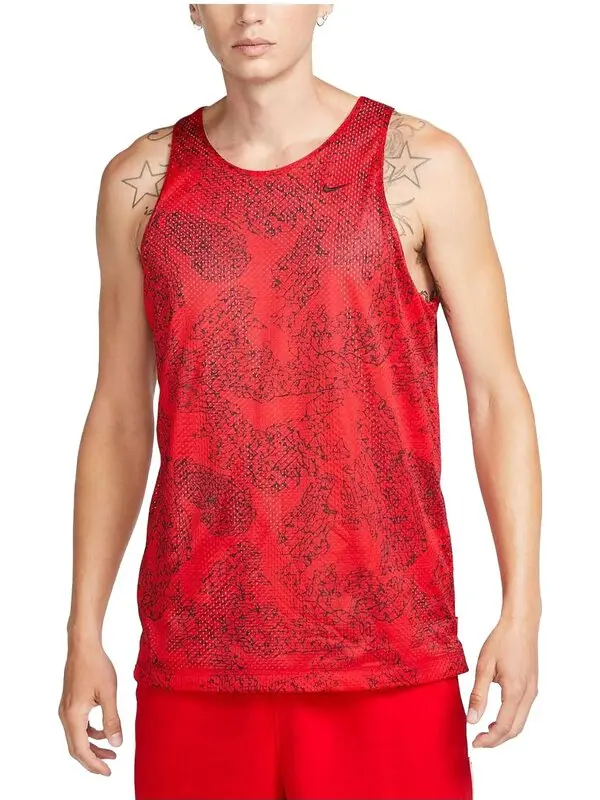 Nike Dri-fit Standard Issue Reversible Basketball Jersey - Red