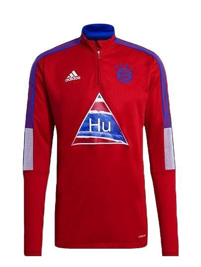 Adidas X Crossover Fc Bayern Munich Soccer Half Zip Top - Red