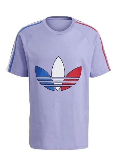 Adidas Originals Tricol Tee 2 Logo Tee - Lavender