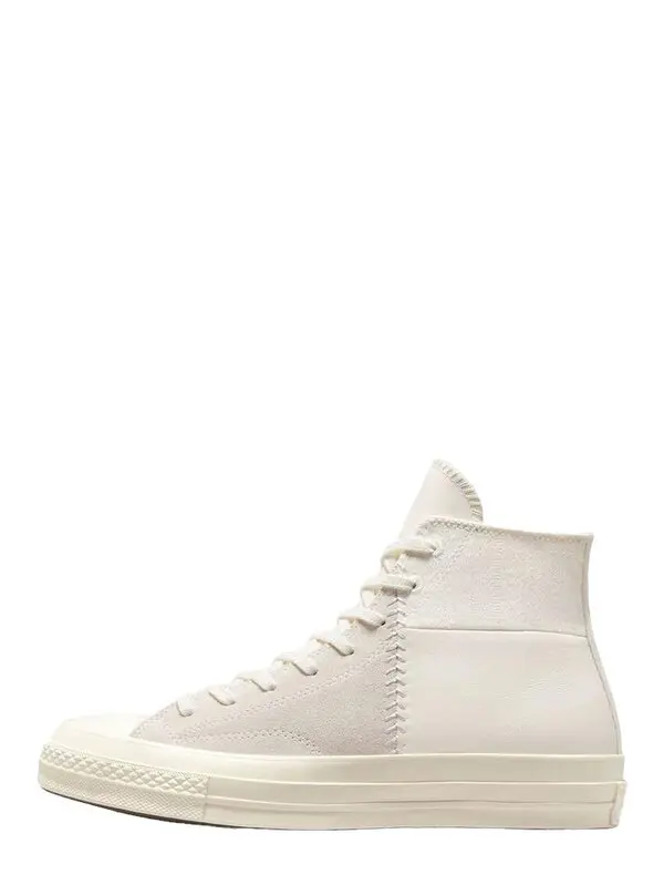 CONVERSE Chuck 70 Crafted Mixed Material Hi Top Sneakers - Light Brown