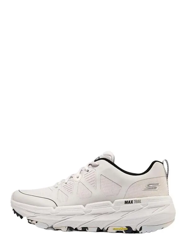 Sketchers Max Cushioning Premier Trail Sneakers - White/pink