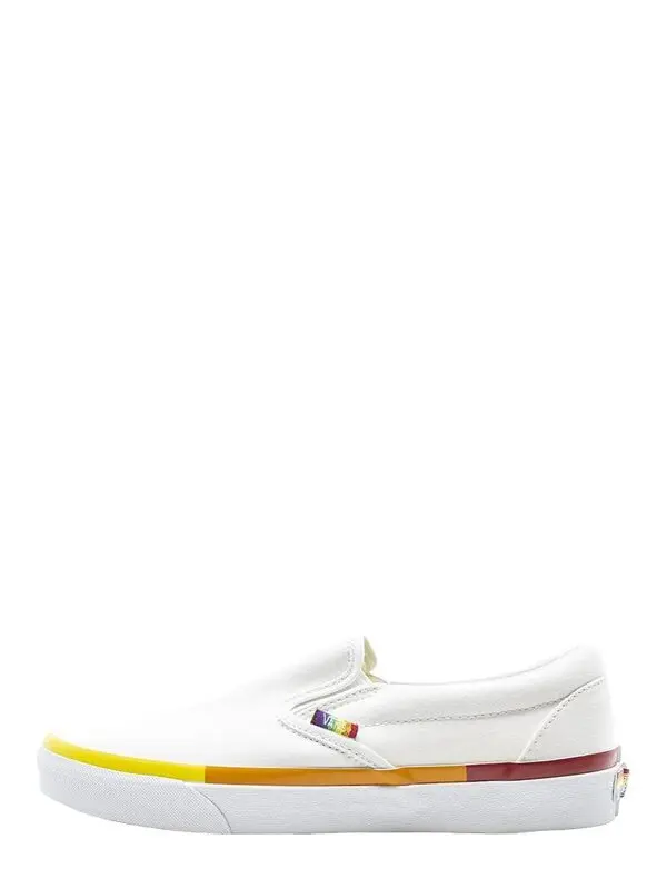 VANS Classic Slip-on Sneakers - White/yellow
